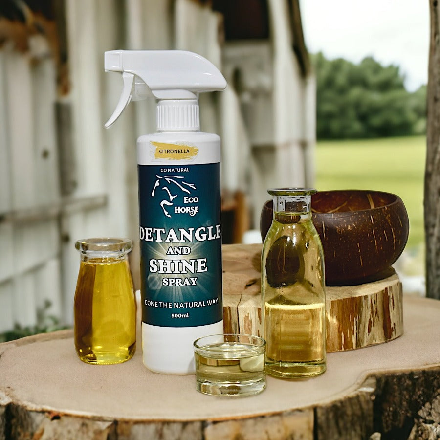 Detangle & Shine for Horses Manes & Tails. Natural – Eco Horse