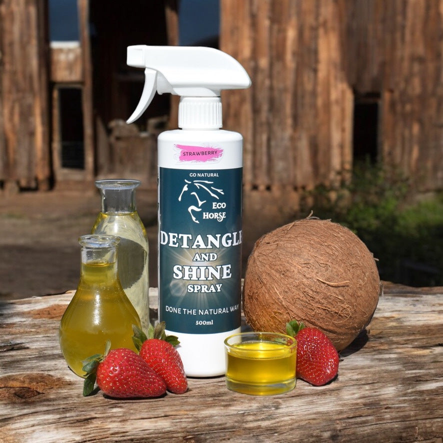 Detangle & Shine for Horses Manes & Tails. Natural – Eco Horse