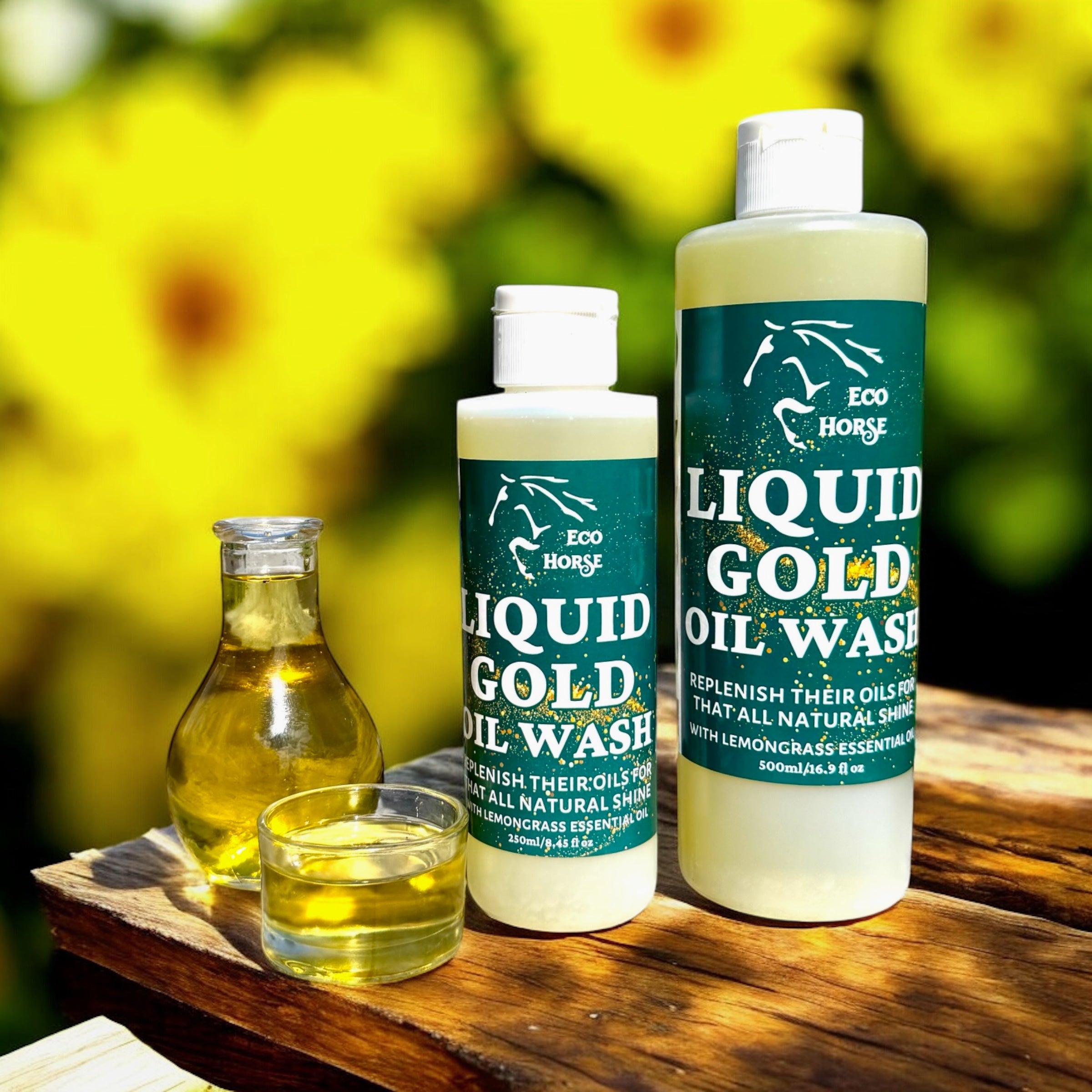 Liquid Gold Oil Wash for Horses. All natural horse grooming Oil Wash ...