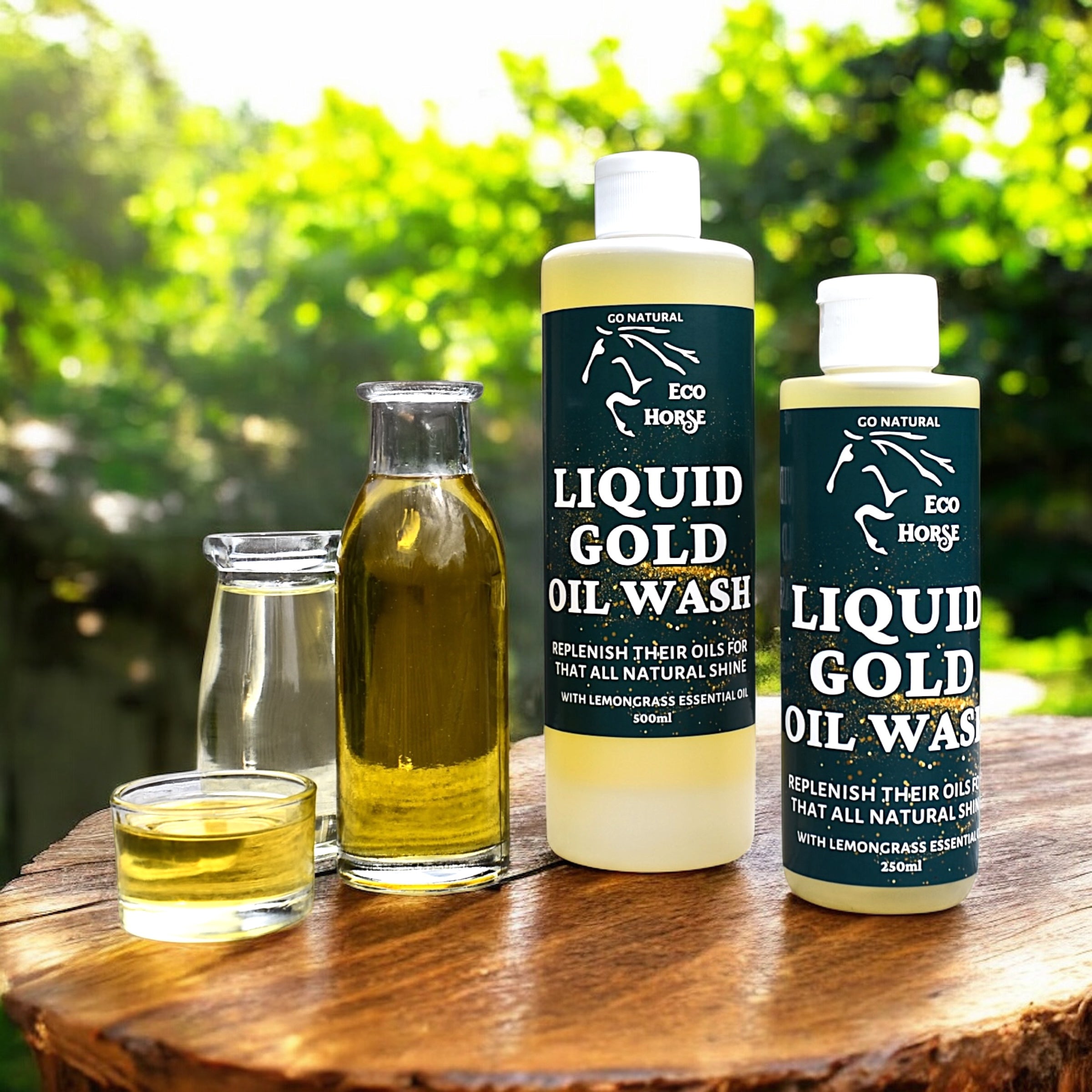 Liquid Gold Oil Wash for Horses. All natural horse grooming Oil Wash ...