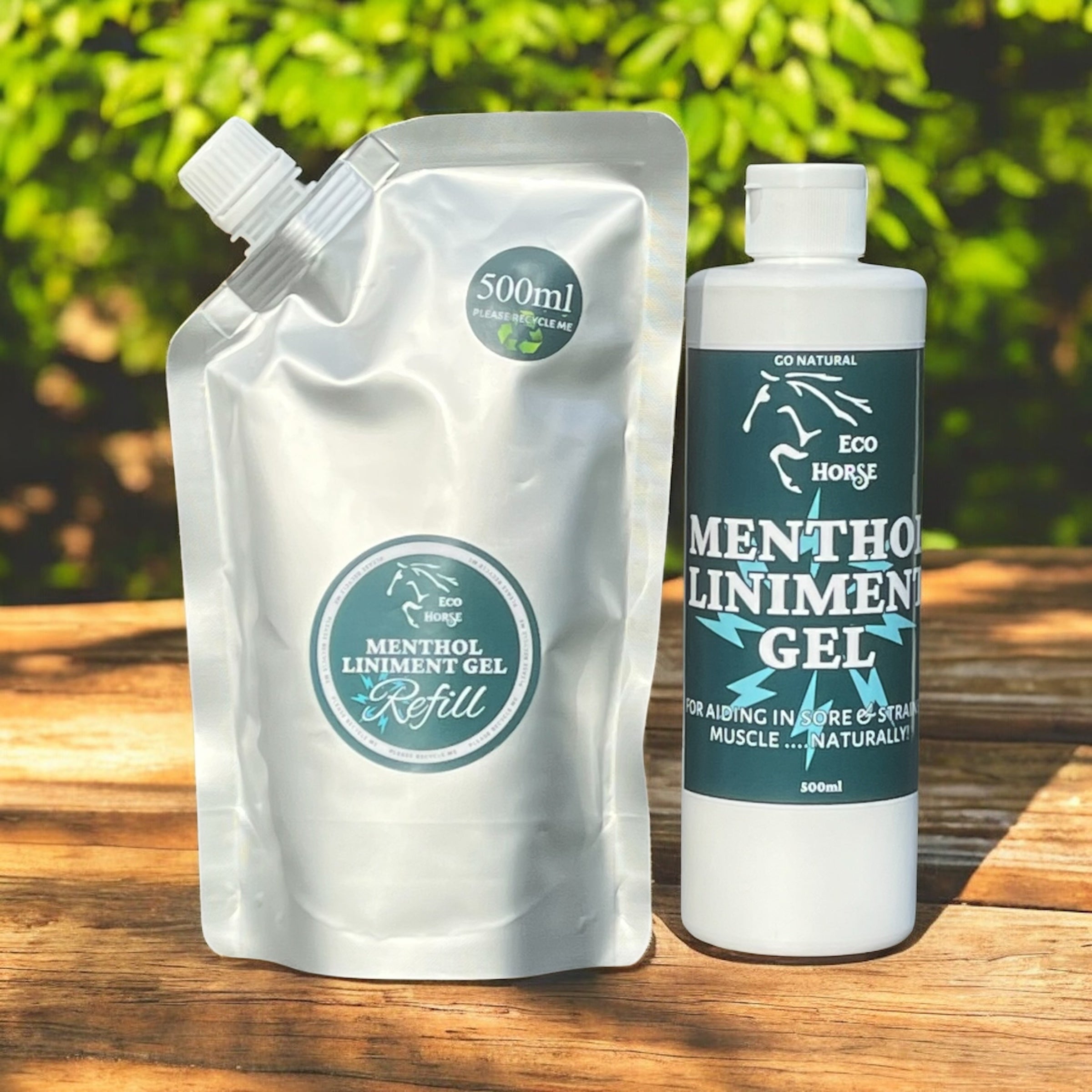 REFILL POUCH Menthol Liniment Gel – Eco Horse