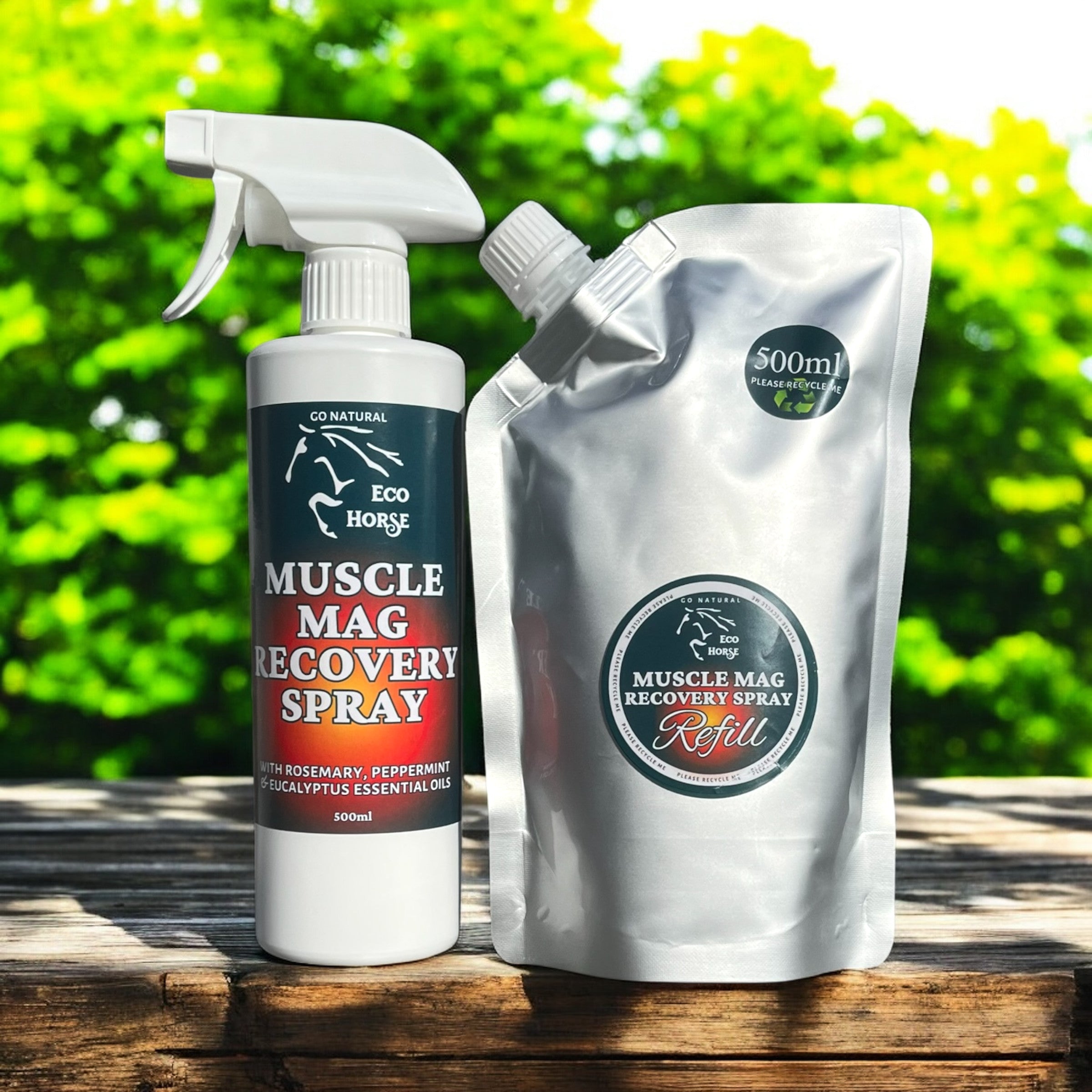REFILL POUCH Muscle Mag Recovery Spray – Eco Horse